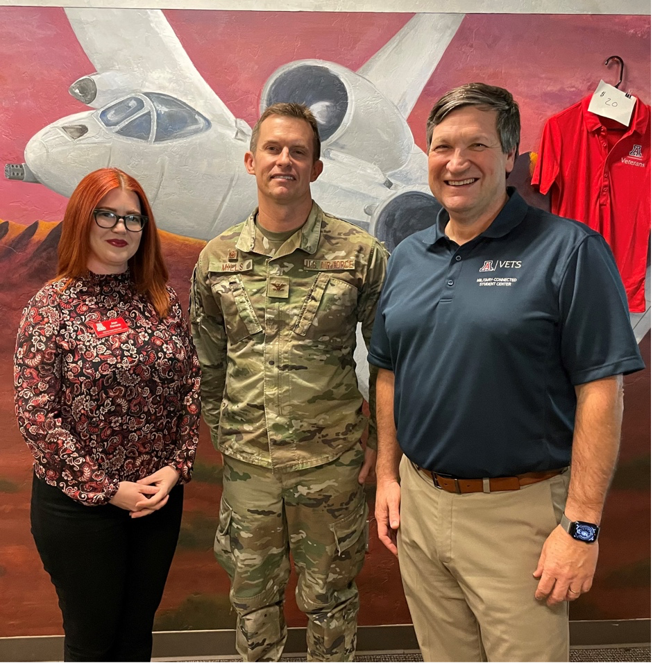 USAF Colonel Mills Visits UA | Government and Community Relations