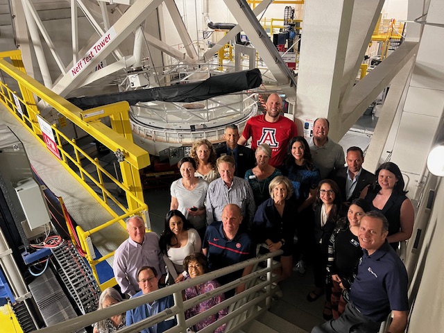 Community leaders tour UA Mirror Lab | Government and Community Relations
